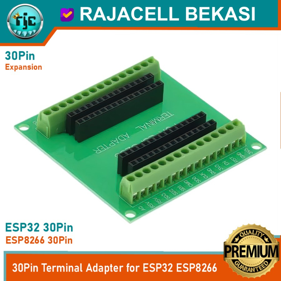 Jual 30Pin Terminal GPIO Expansion Board for ESP32 ESP8266 Breakout ...