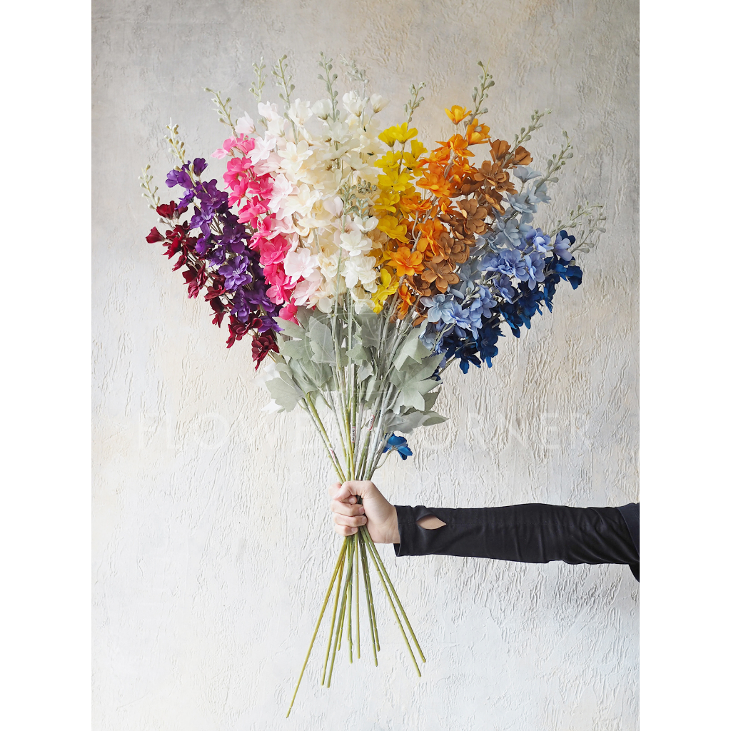 Jual Bunga Artificial Affordable Delphinium Spray (B23019) | Shopee ...