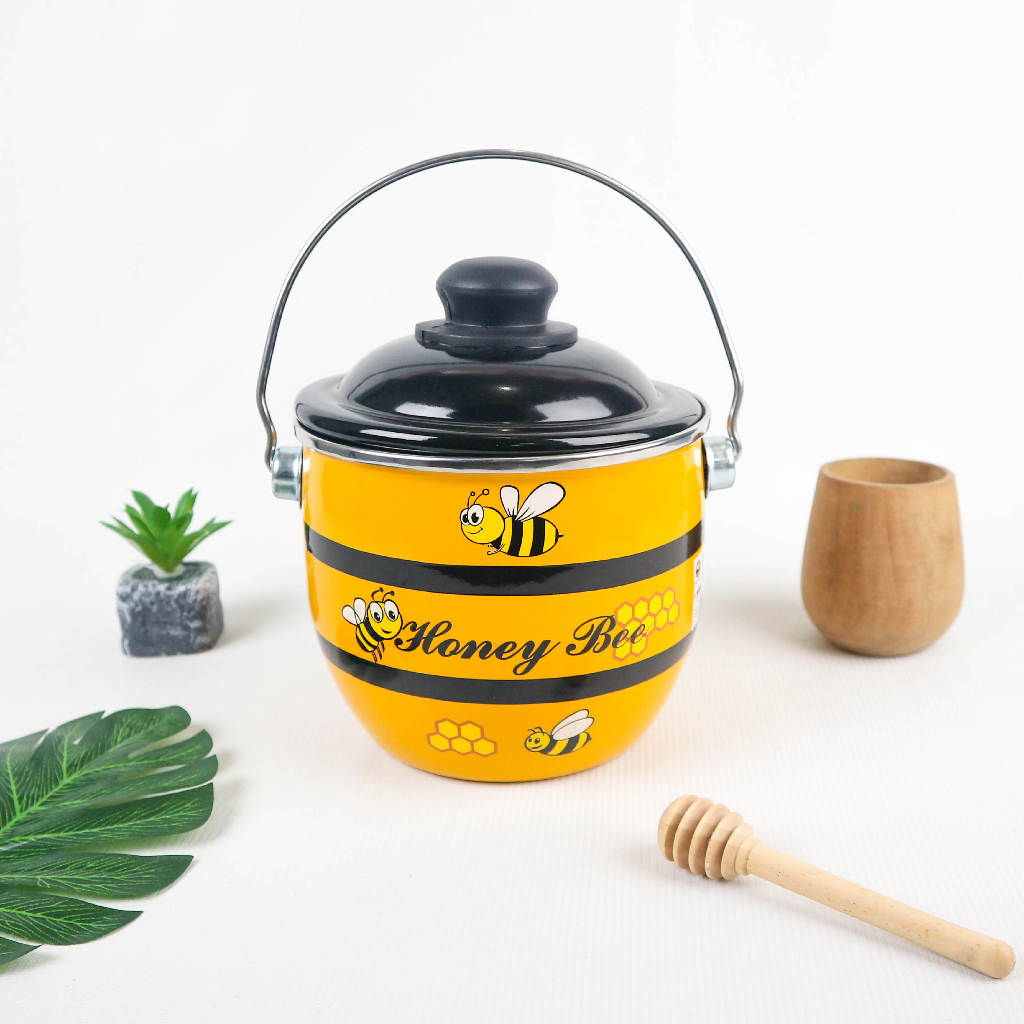 Jual MASPION Periuk enamel honey bee Pot anti karat- 16 cm - DN ...