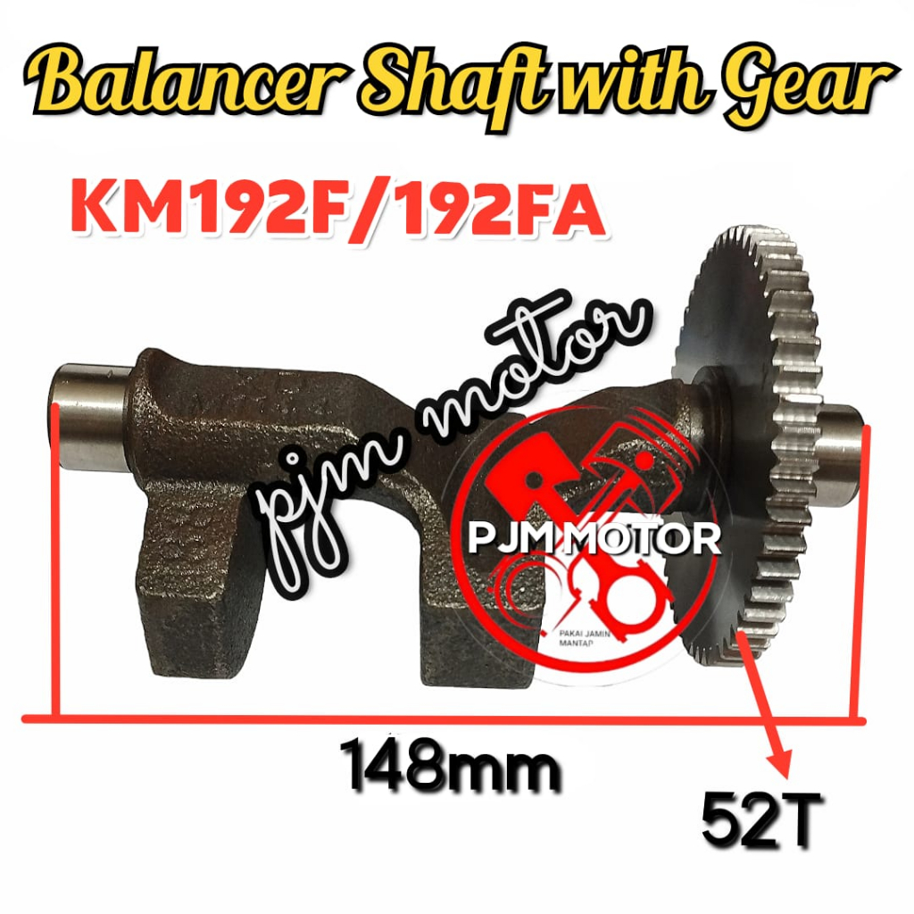 Jual 192 balancer shaft bandulan mesin genset solar 192f 192fa kipor ...