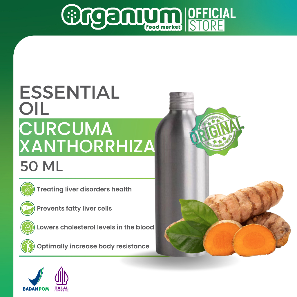 Jual Organium Essential Oil Curcuma Xanthorriza 50ml | Shopee Indonesia
