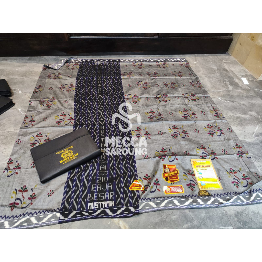 Jual Sarung MUSTAMIN MST RAJA BESAR Kembang Original Full sutra ...