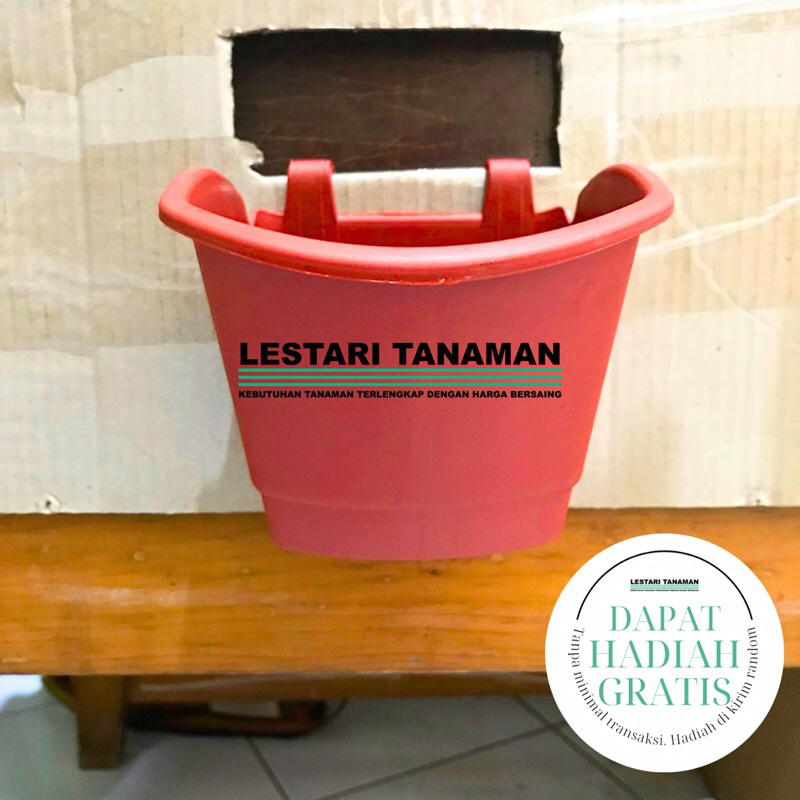 Jual Pot Tempel Dinding Vertikal Garden Tip S Coklat | Shopee Indonesia