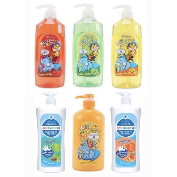 Jual follow me kids shampoo Plus Bath 800ml Vitamin E shampoo Plus ...