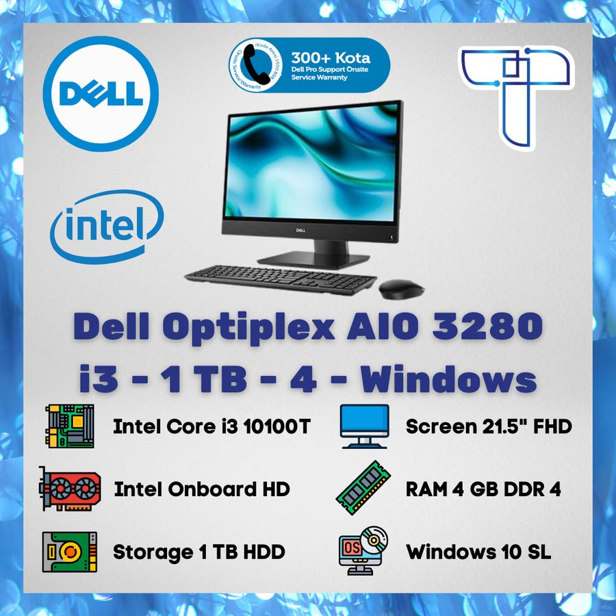 Jual Dell All in One AIO Optiplex 3280 - i3 - 1 TB - 4 - Windows ...