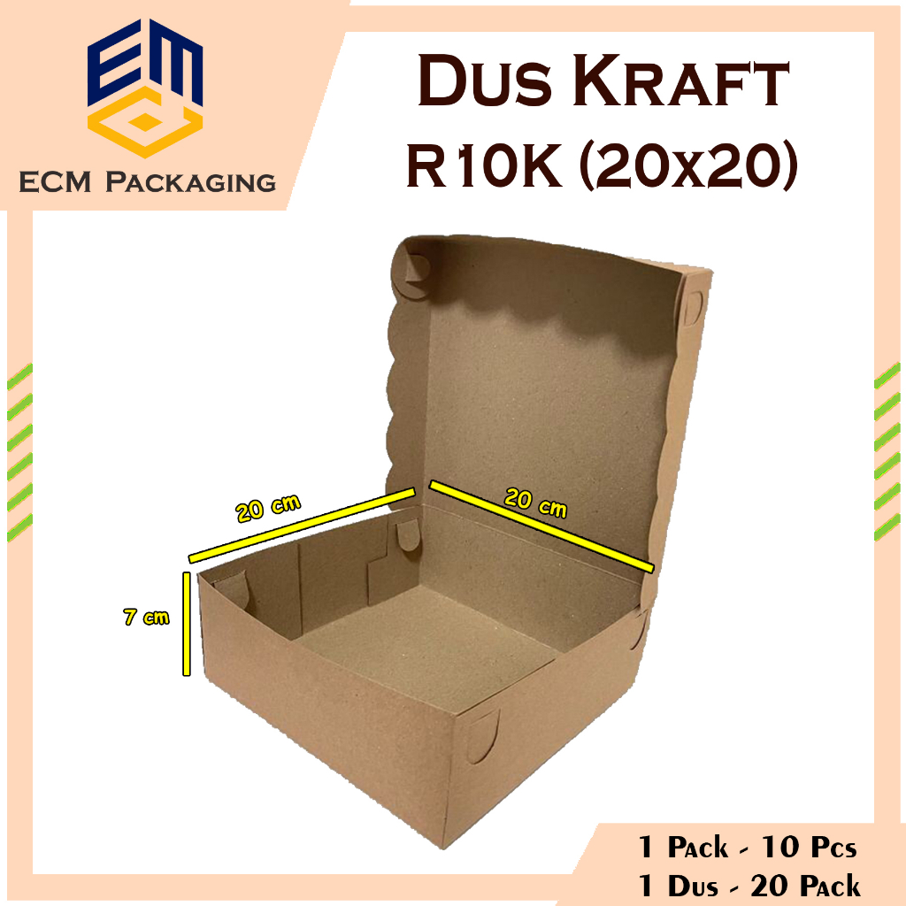 Jual Dus Snack R10K 20x20cm TEBAL | Dus Nesto | Box Snack | Dus Arisan ...