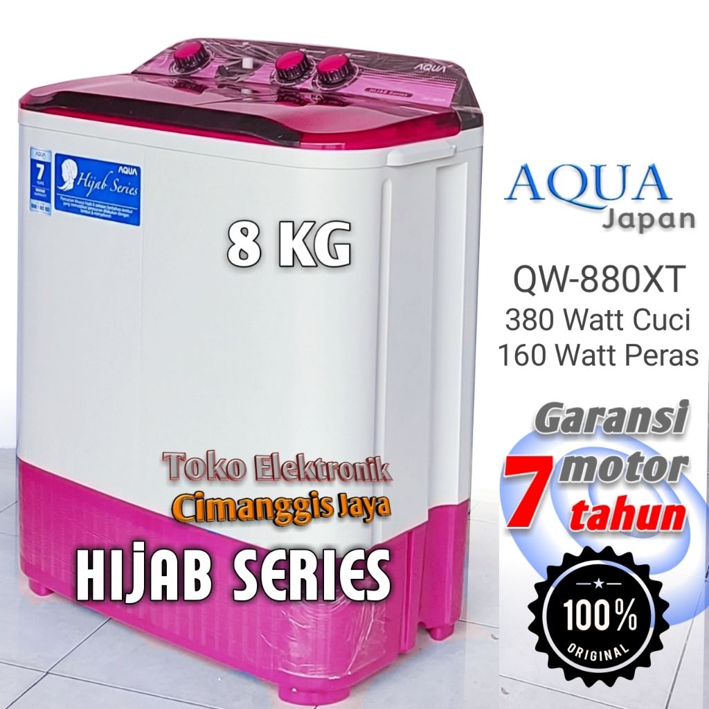 Jual mesin cuci Aqua 2 tabung 7 kg 8 kg 9 kg 10 kg 12 kg | Shopee Indonesia