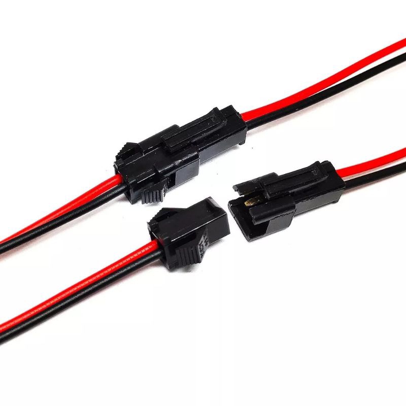 Jual KABEL SOCKET 2 PIN TERMINAL JANTAN BETINA 2P, SOCKET EL DC ...