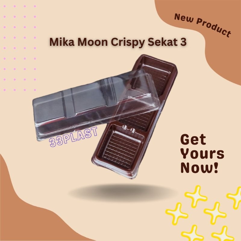 Jual Mika Mochi Mika Crispy 3 isi 25set Mika Moon cake sekat | Shopee ...