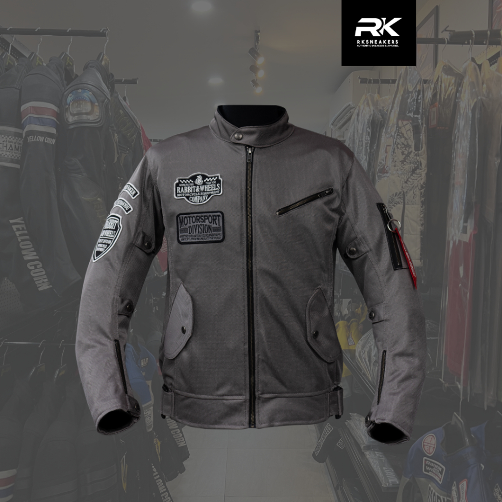 Jual Jaket Riding Rabbit & Wheels Reguler Basic Dark Grey | Shopee ...