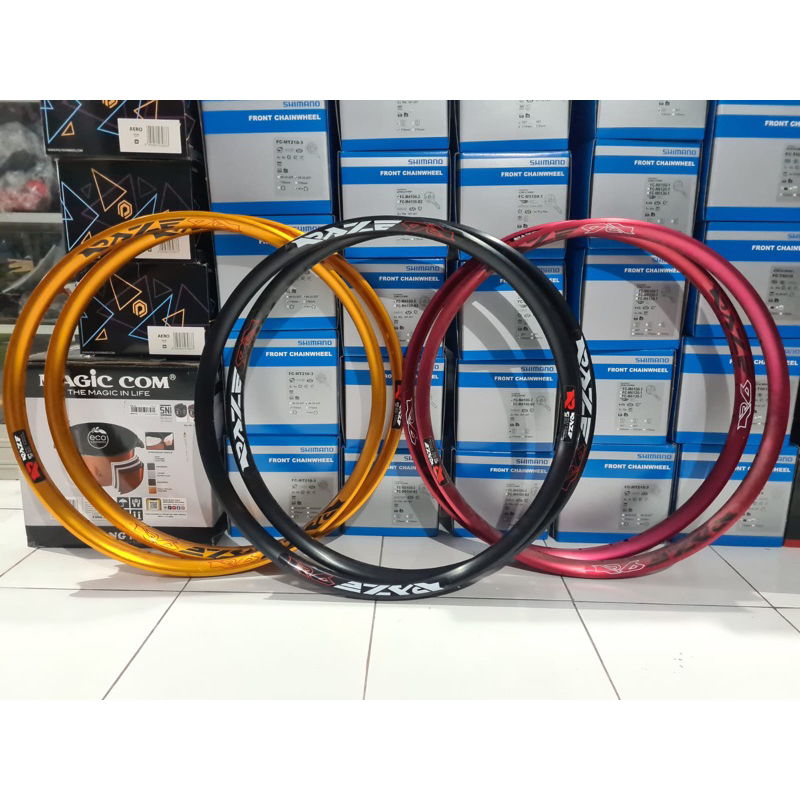 Jual Velg / Rims Sepeda MTB 26 INCH RAZE R6 ALLOY NO BRAKELINE Double ...