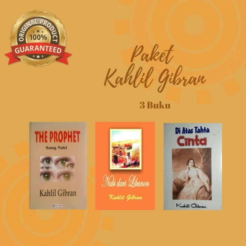 Jual Paket Kahlil Gibran (3 buku) | Shopee Indonesia
