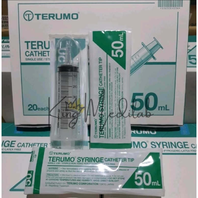 Jual Catheter Tip Terumo 50cc Lubang Tengah Feeding Syringe ukuran 50ml ...