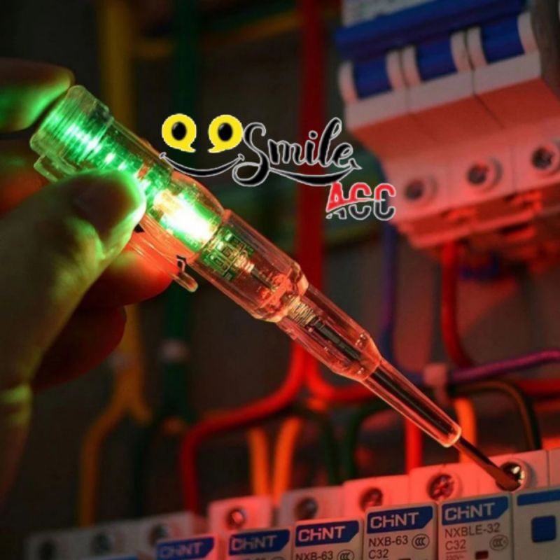 Jual Tespen Obeng Minus Tester Indicator Tes Listrik Test pen Lampu ...