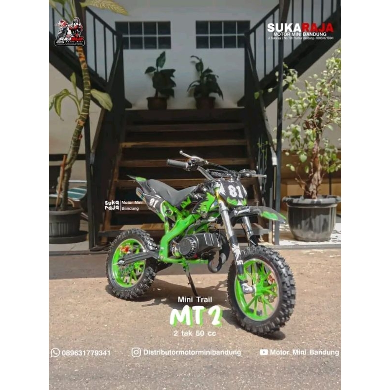 Jual MOTOR MINI TRAIL PC 01/ MT2 2TAk | Shopee Indonesia