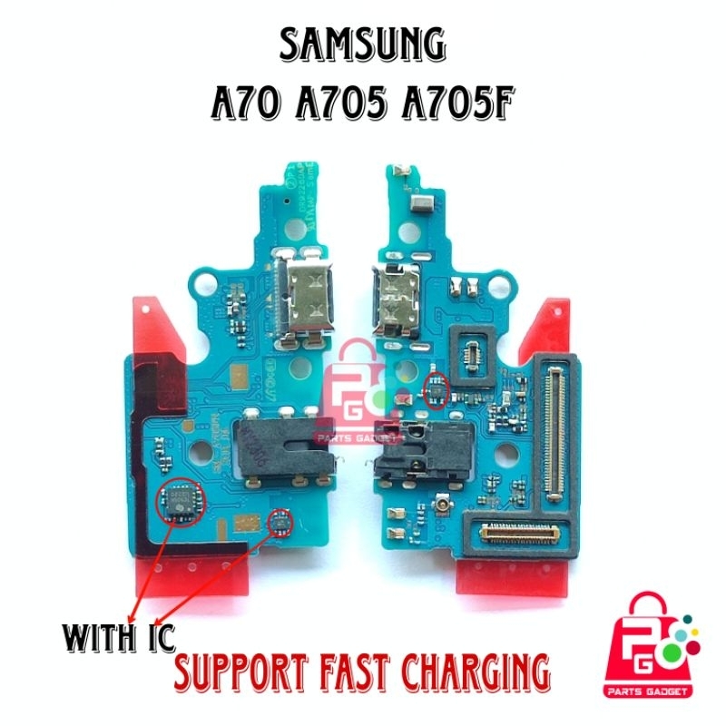 Jual Konektor Charger Samsung A70 A705F Original Fast Charging Pcb Board Papan Cas Mic | Shopee ...
