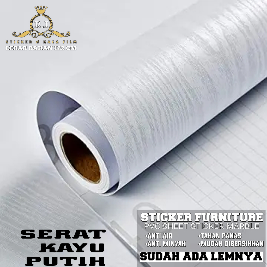 Jual stiker kayu PVC pelapis furinture meja lemari anti air dan minyak ...