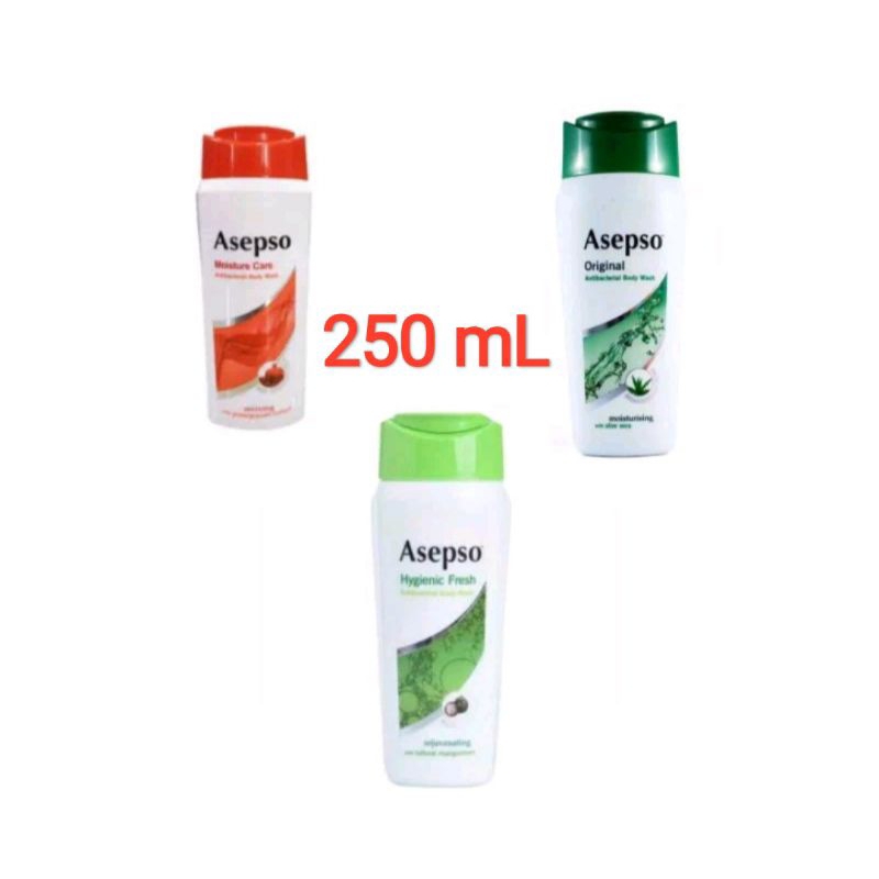 Jual Sabun Mandi Cair Asepso Atibacterial Liquid Original Moisture Care Hygienic Fresh Botol 250 ...