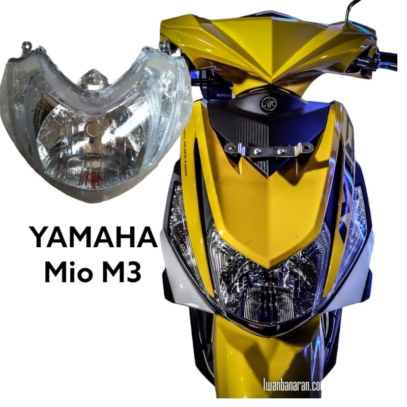 Jual Lampu Depan Reflektor Yamaha Mio 3 M3 Mio Z dan mika Depan ...