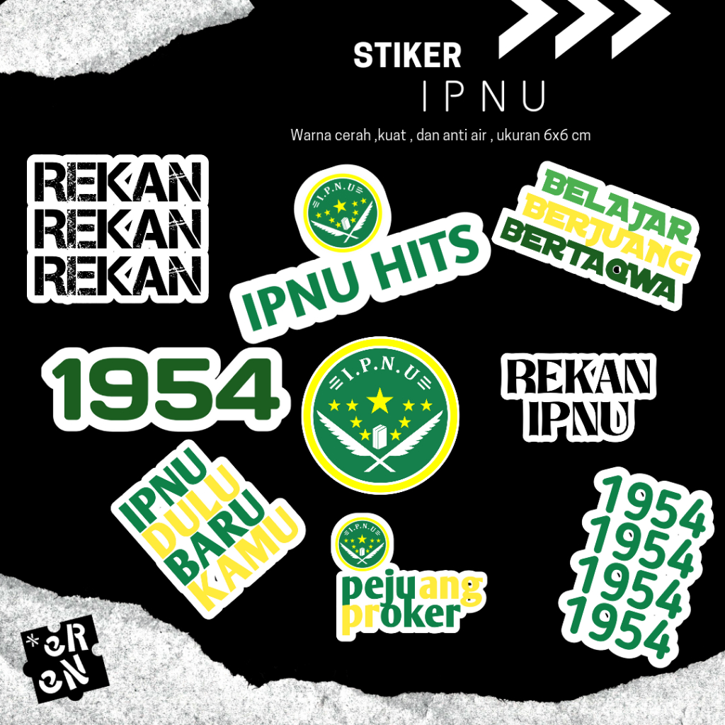 Jual STIKER LOGO ORGANISASI IPNU ANTI AIR VINYL SUSU ISI 100 PCS ...