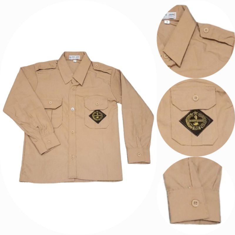 Jual Baju Seragam Pramuka Penggalang Sekolah SD Laki-laki Lengan Panjang Kelas 1-6 SD | Shopee ...