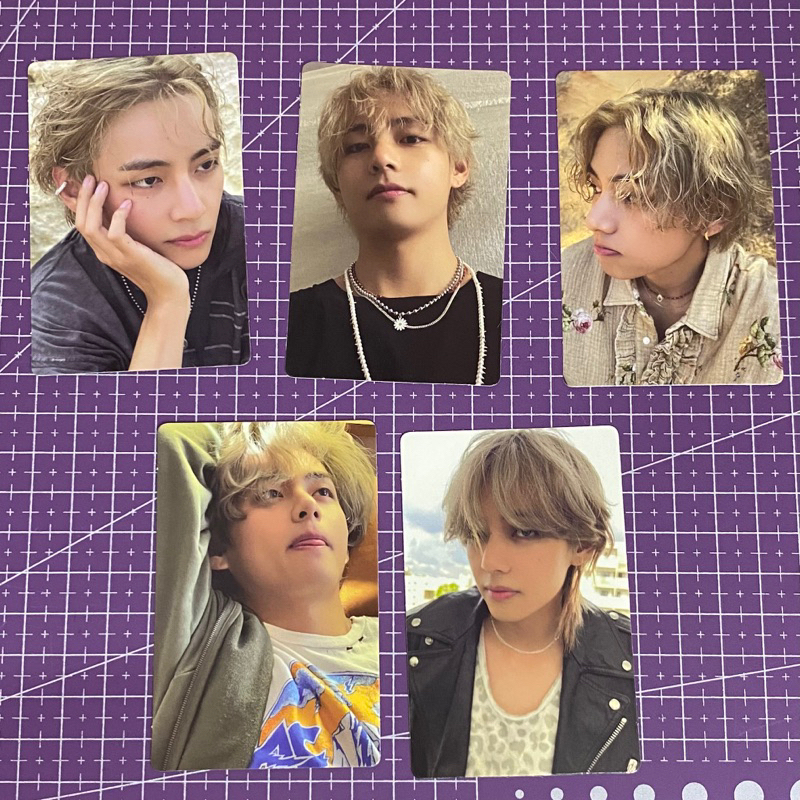 Jual PHOTOCARD V LAYOVER BLUE VERSION TAKE ALL (5PC) | Shopee Indonesia