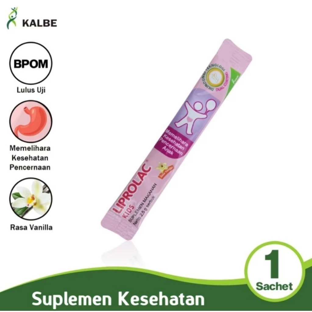 Jual Liprolac Kids Suplemen Probiotik dan Prebiotik Pencernaan Anak ...