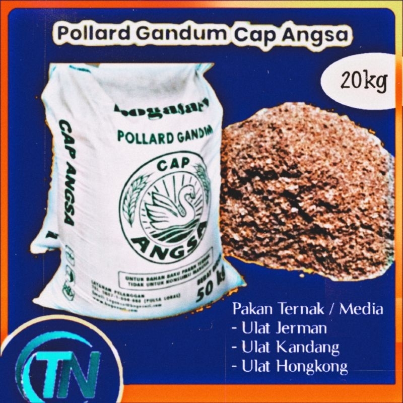 Jual Pollard Gandum Cap Angsa 20kg | Shopee Indonesia