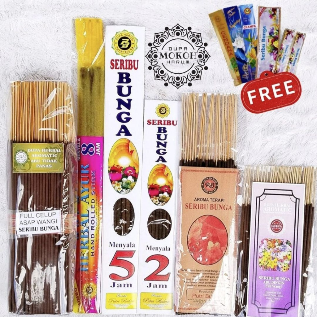 Jual '1000 Bunga' Paket Dupa Harum Aroma 1000Bunga / Dupa Premium Abu ...