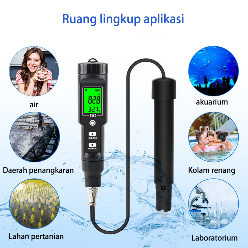 Jual Alat Ukur Kadar Oksigen Air Dissolved Oxygen Analyzer Tester ...