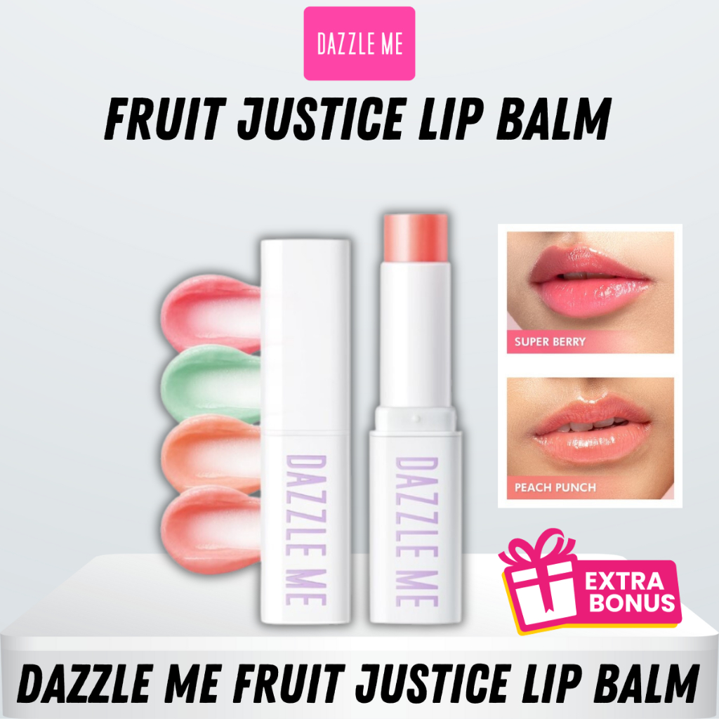 Jual DAZZLE ME Fruit Justice Lip Balm | Moisturizing Vitamin E Baby ...
