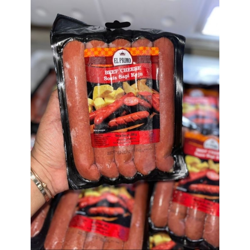 Jual Sosis El Primo Beef Cheese | Elprimo Sosis Beef Cheese & SOSIS EL ...