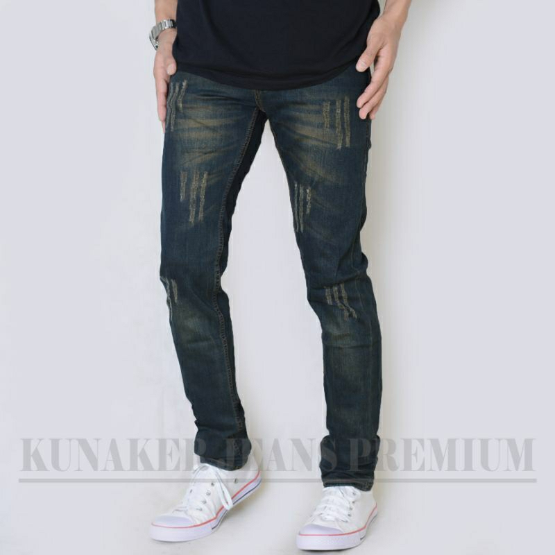 Jual celana jeans pria robek robek celana panjang sofjeans kunaker ...