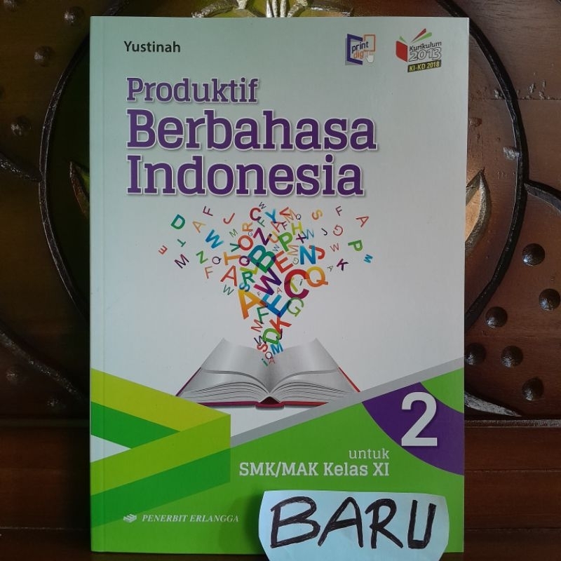 Jual Buku Produktif Berbahasa Indonesia Kelas 11 XI II 2 SMK Penerbit ...
