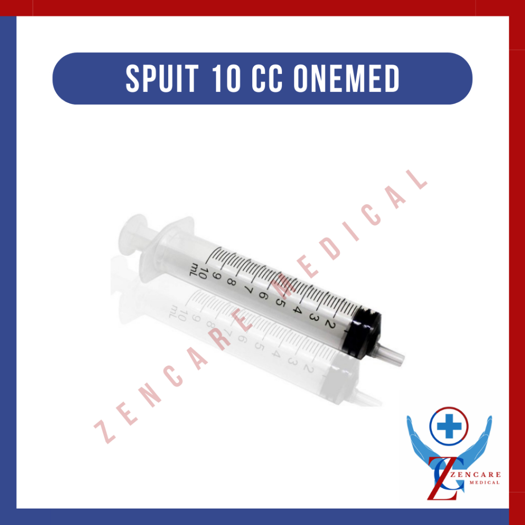 Jual Spuit 10 CC OneMed / Syringe 10 ML OneMed Eceran | Shopee Indonesia