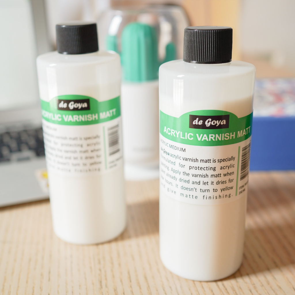 Jual De Goya Acrylic Varnish 250ml | Varnish Cat Akrilik - MATT AND ...