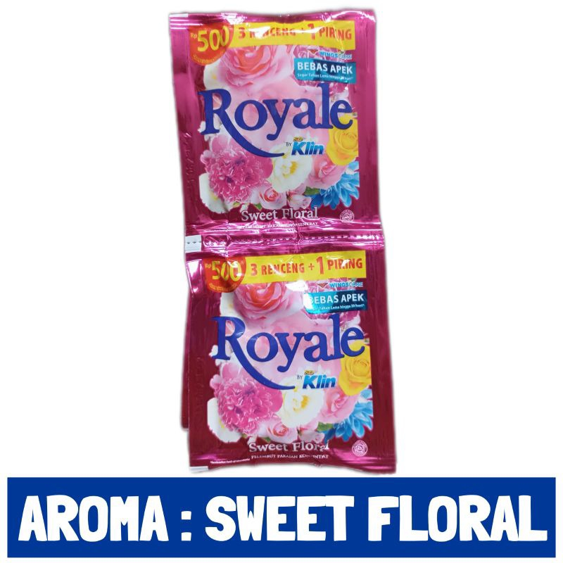 Jual Pewangi Pakaian Royale 1 Renceng Isi 12 Sachet | Shopee Indonesia