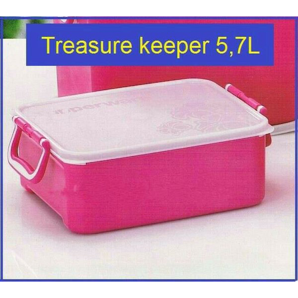 Jual TUPPERWARE MANTAN TUTUP TREASURE KEEPER 5,7L | Shopee Indonesia