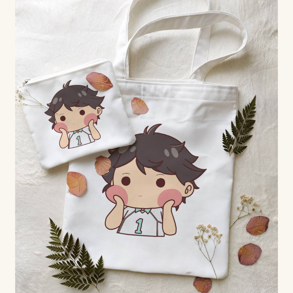 Jual HAIKYUU!! TOTE BAG + PENCIL CASE ANIME / ANIME KIT / ANIME FANKIT ...