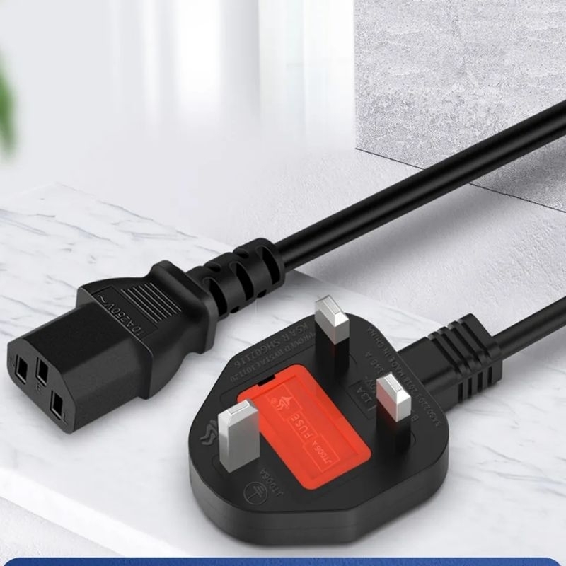 Jual AEBDG Kabel Power Socket Soket Tipe Type G 3 Kaki 13A 250V to ...
