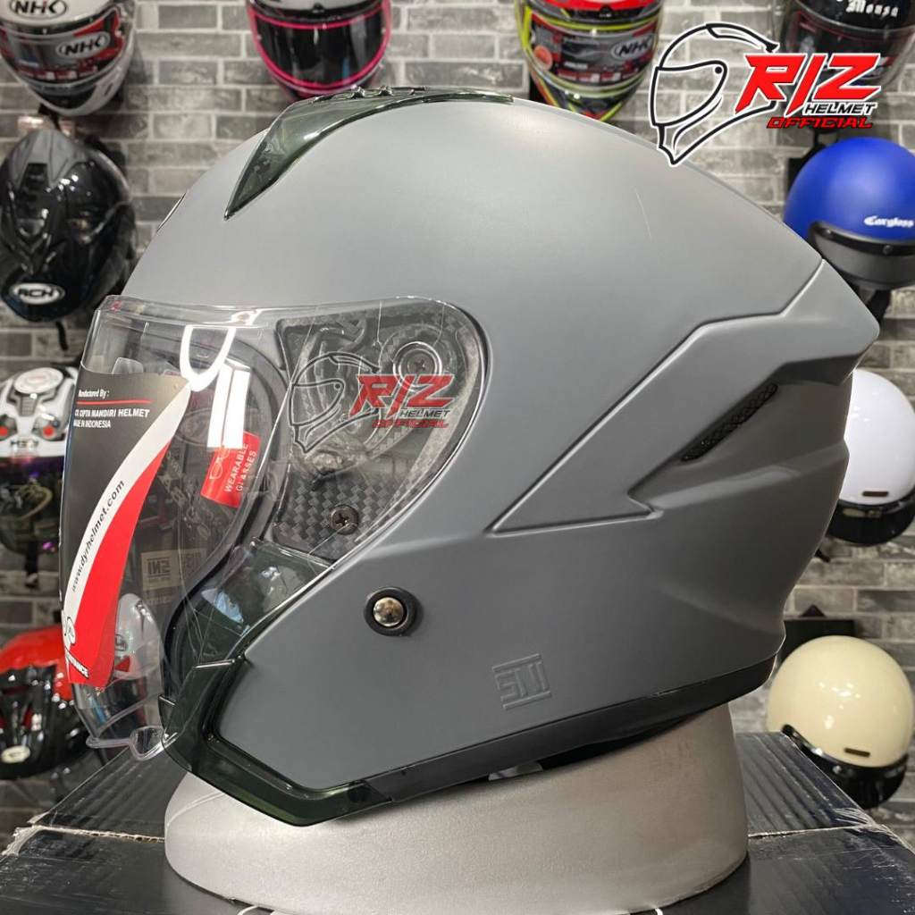 Jual DYR SUBARU HELM HALF FACE SINGLE VISOR STANDARD SNI Motorcycle ...