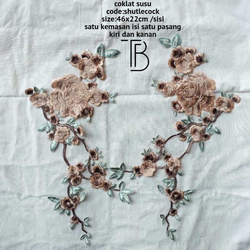 Jual bordir aplikasi bunga shutlecock | Shopee Indonesia
