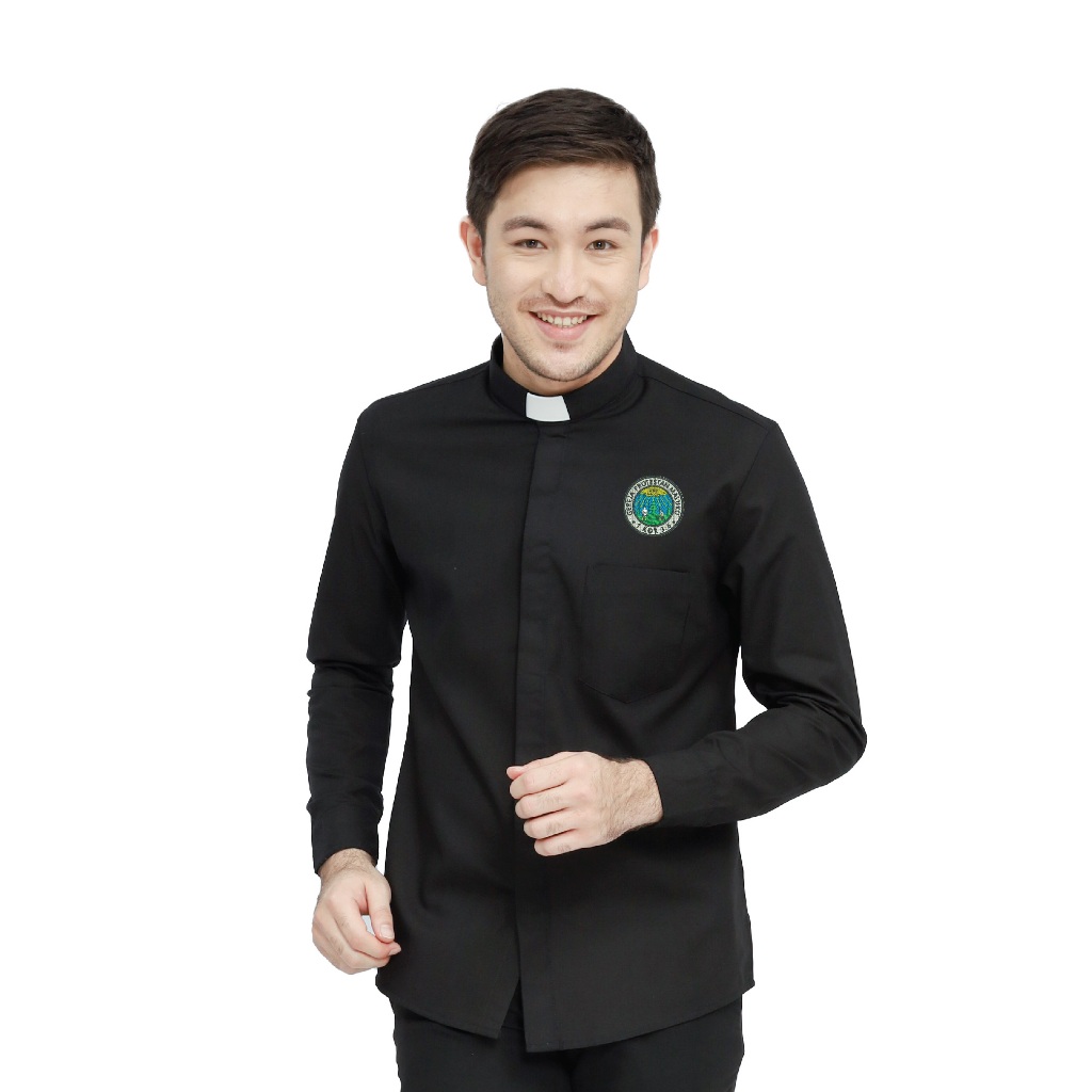 Jual Pendeta - Kemeja Collar Pria Panjang - Bordir Gereja - Jos Miracle ...
