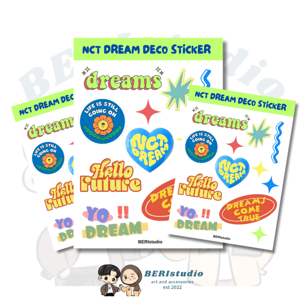 Jual NCT DREAM DREAM DECO STIKER SHEET KISS CUT | Shopee Indonesia
