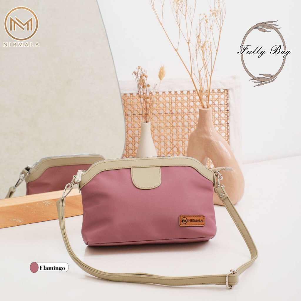 Jual Tas Selempang Wanita Sling Bag Perempuan Fully Nirmala Tali Panjang Pendek Antiair Tebal ...