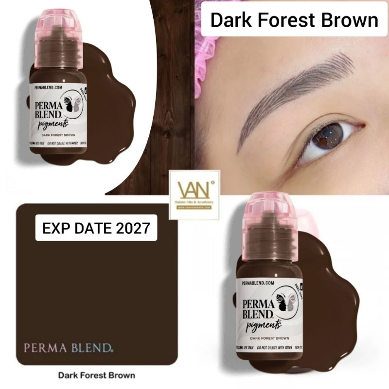 Jual TINTA SULAM ALIS ORIGINAL MADE IN USA PERMABLEND DARK FOREST BROWN ...