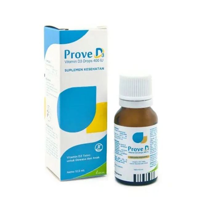 Jual Prove D3 Drops 400 IU / 1000 IU 12.5ml - Vitamin D3 KAPSUL Kids to ...