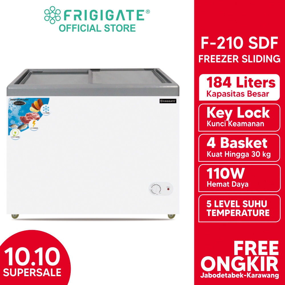 Jual Frigigate Sliding Glass Freezer 190 Liter CF210 CF-210 SDF LV ...