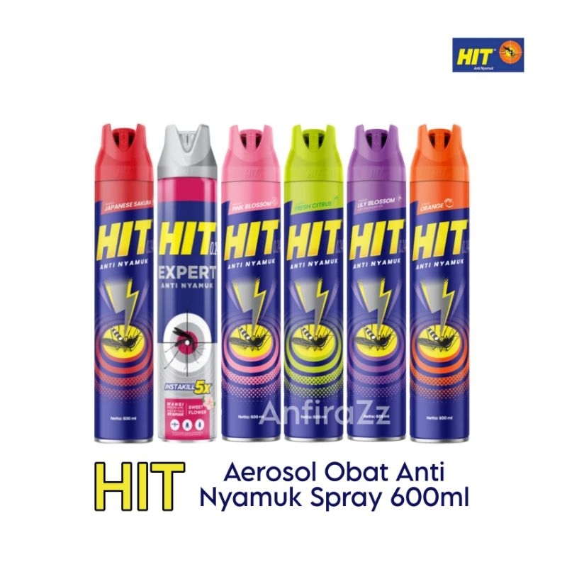 Jual Hit Aerosol Obat Anti Nyamuk Spray 600ml-All Variant | Shopee ...