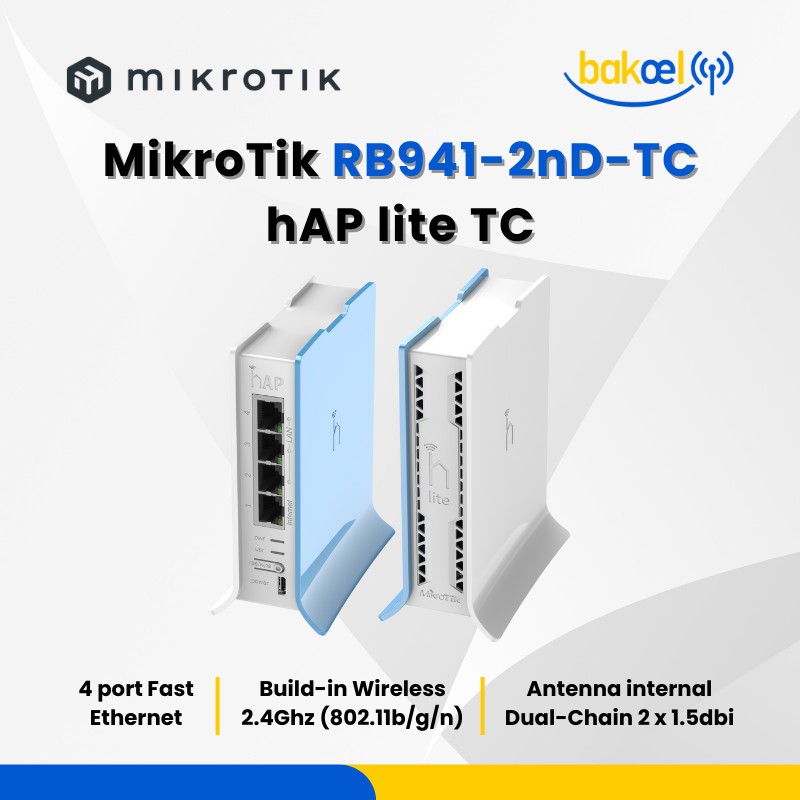 Jual MikroTik RB941-2nD-TC RB9412ND RB9412ND-TC hAP Lite | Shopee Indonesia